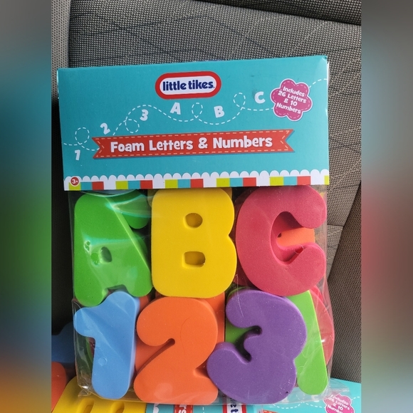 little tikes | Toys | Little Tikes Foam Letters And Numbers Count 36 ...